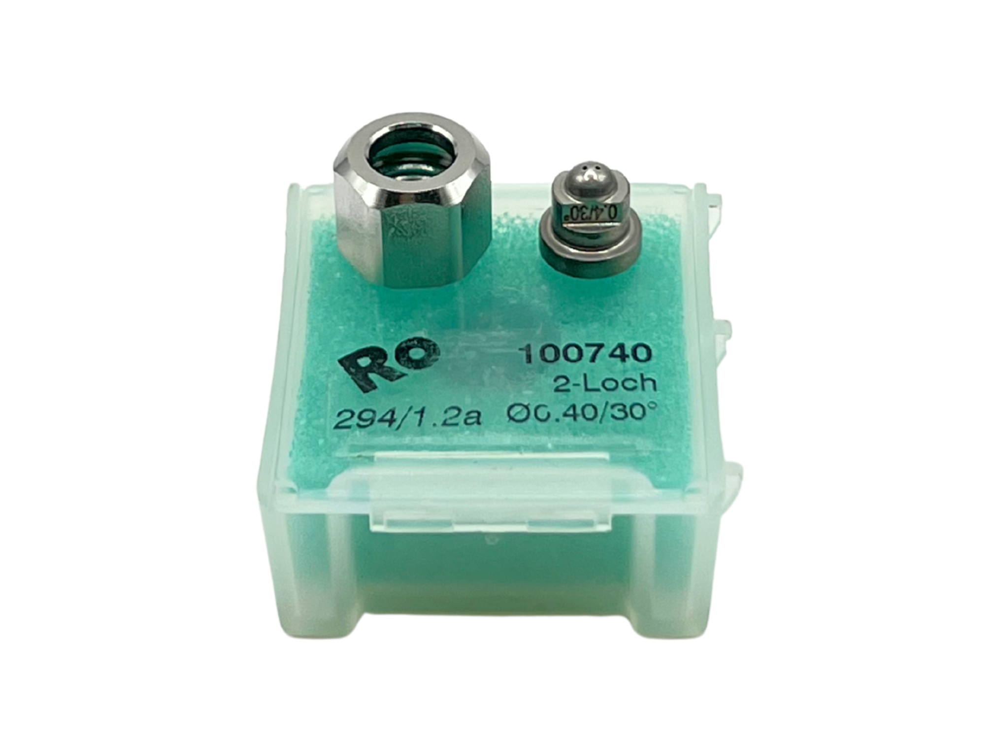 Robatech® Nozzles: Robatech Nozzle 2-hole 0.40 mm – 30 degrees – ref ...
